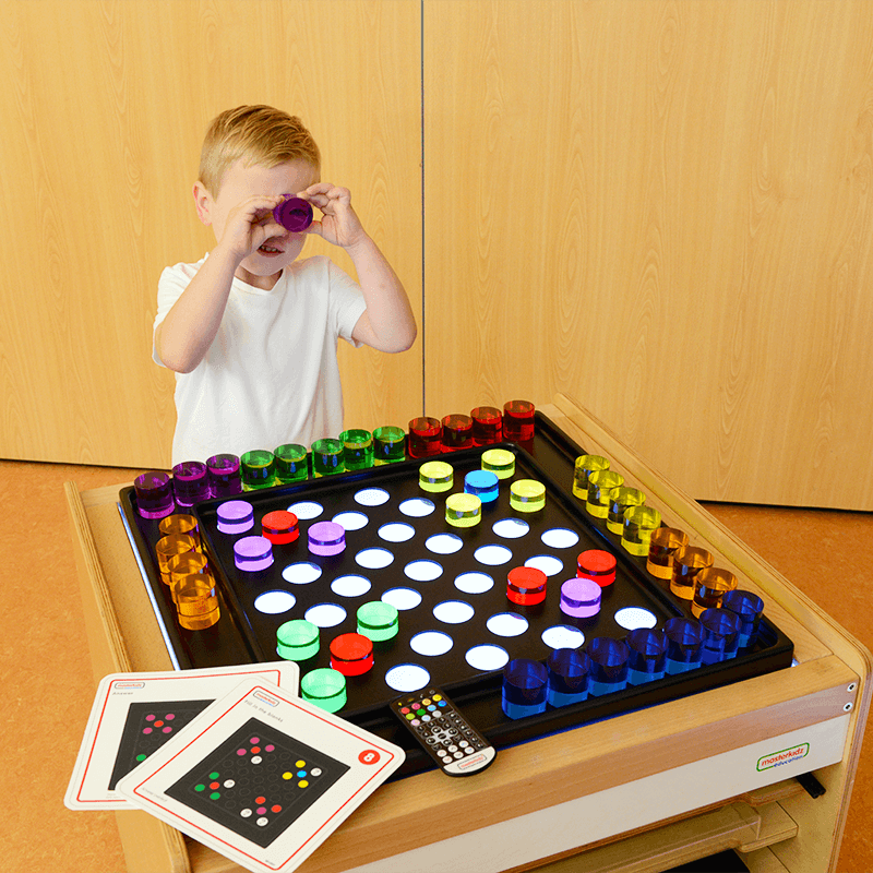 6 colour translucent acrylic cylinders 48 piece set